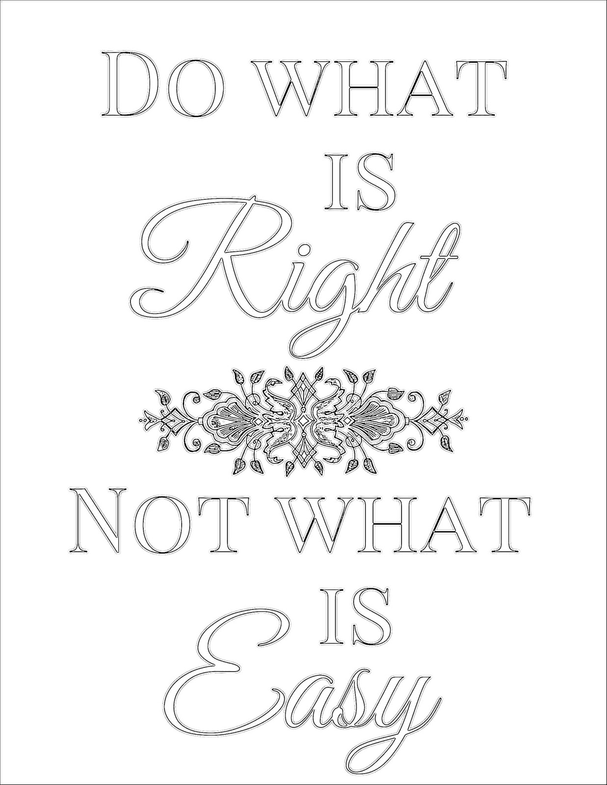 The Prudent Pantry: Do what is right, not what is easy (printable ...