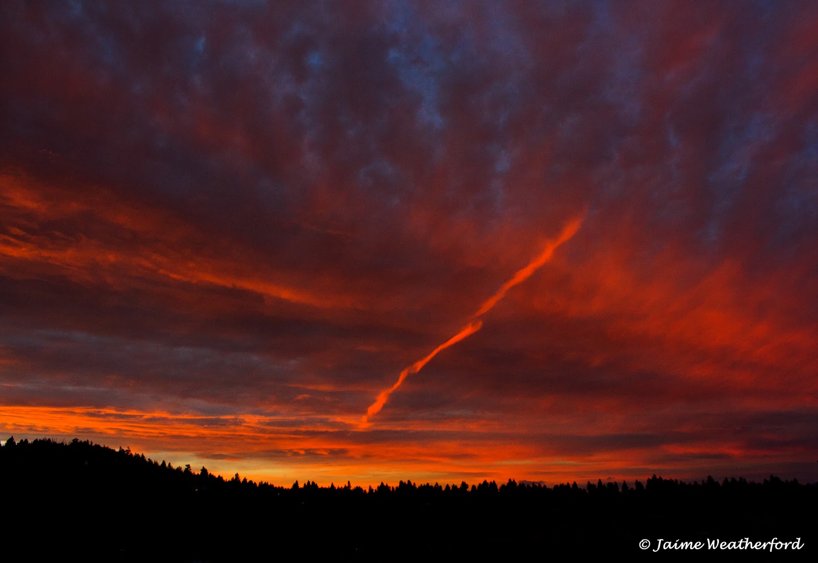 As I See It: Beautiful Red Sunset