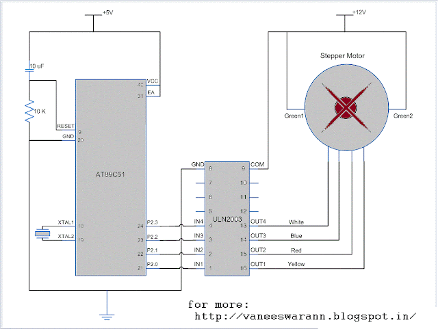 How to Interface Stepper Motor with 8051