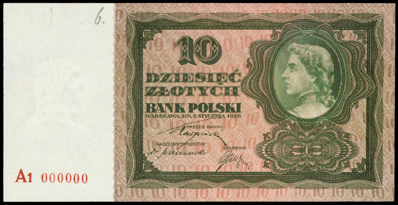 Poland 10 Zlotych banknote 1928|World Banknotes & Coins Pictures | Old ...