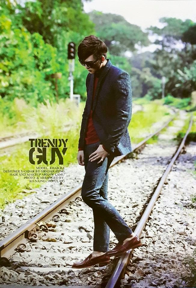 M y a n m a r H u n k s: Khar Ra @ Trendy Guy