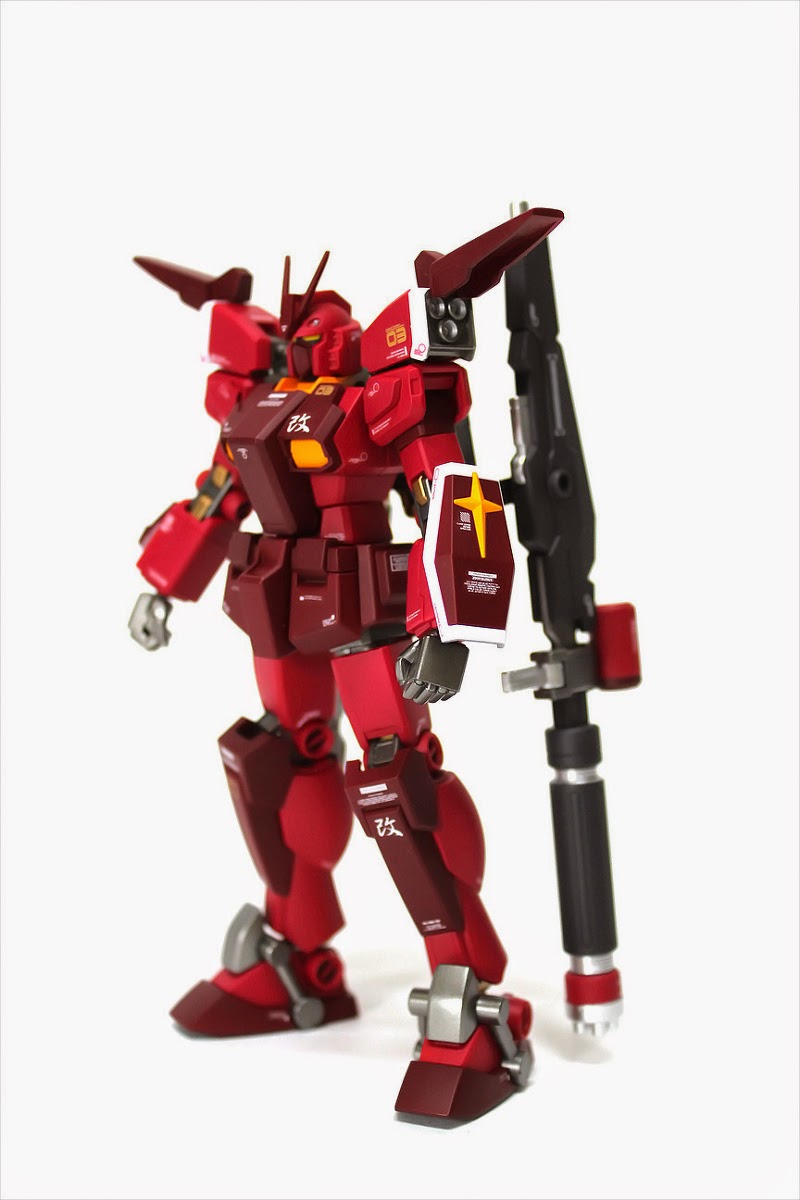 GUNDAM GUY: HGBF 1/144 Gundam Amazing Red Warrior Dragonfly - Custom Build