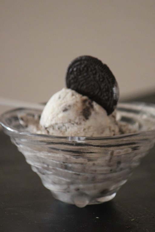 Helado de oreo