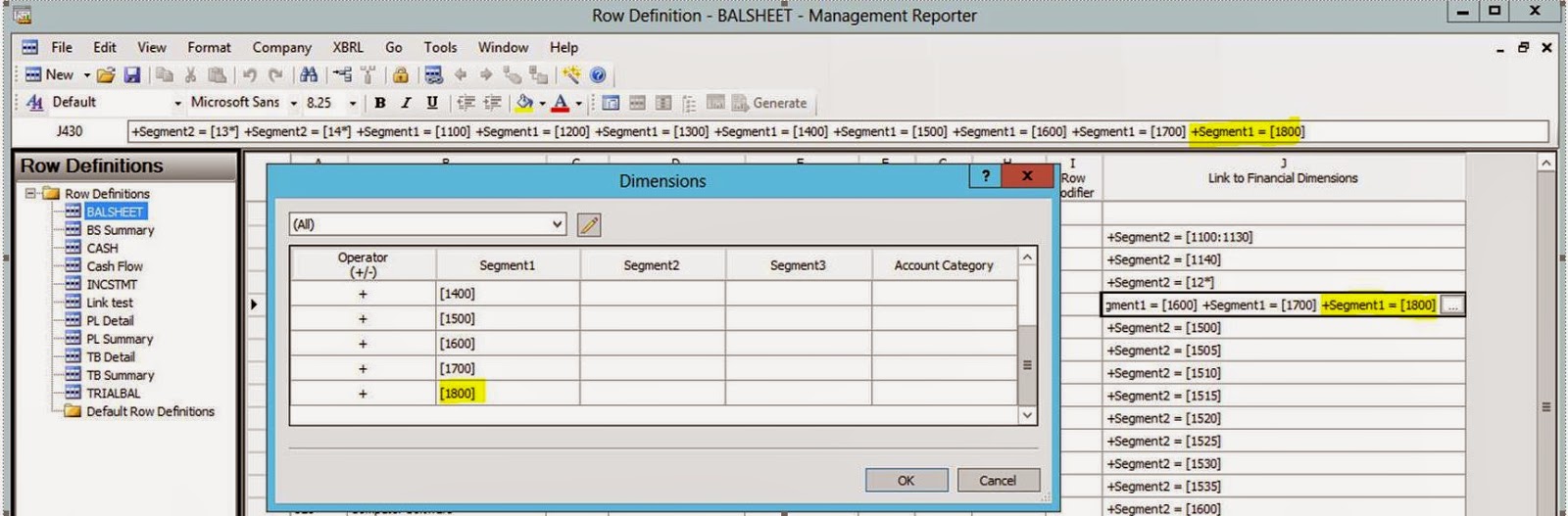 Redbeard's Blog: Adding Rows to the Management Reporter Dimension Window