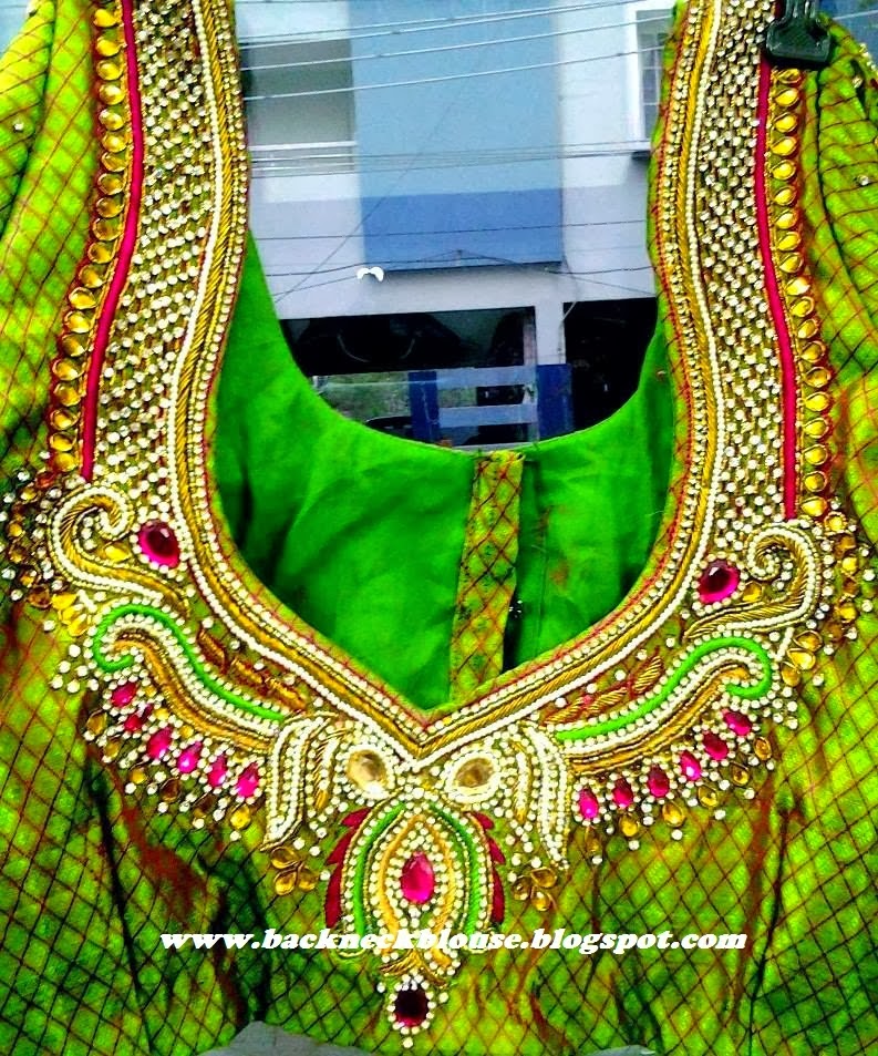 latest design of mangam work blouses ~ CreativeIdeas