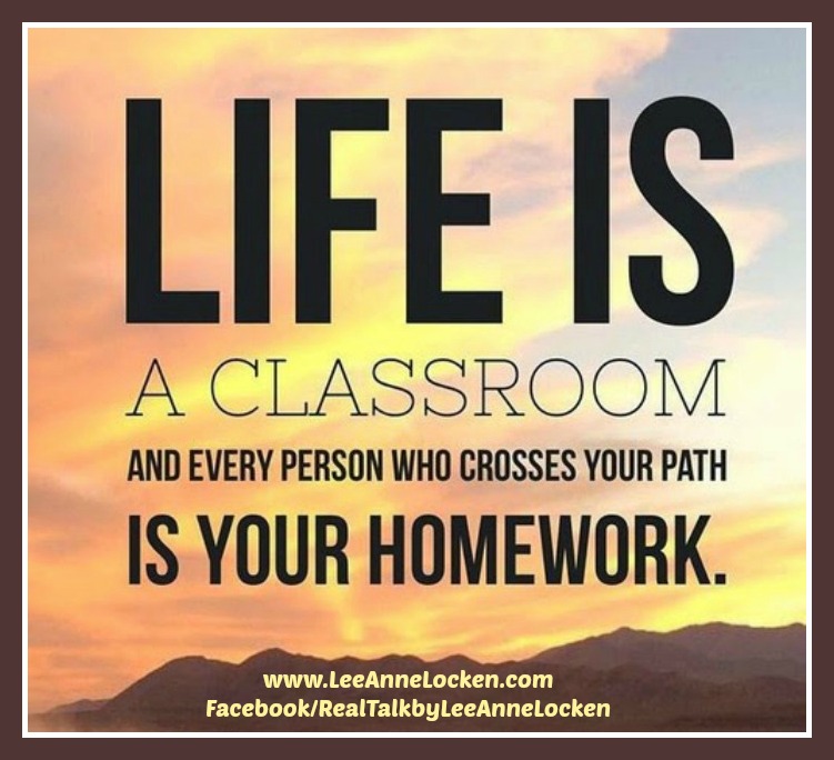 Inspiration by LeeAnne Locken: Homework from Life!