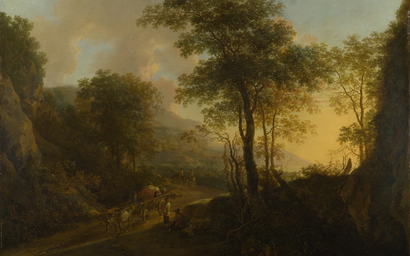 Flemish Landscape Painting of the XVII th century: Both, Jan Dirksz ...