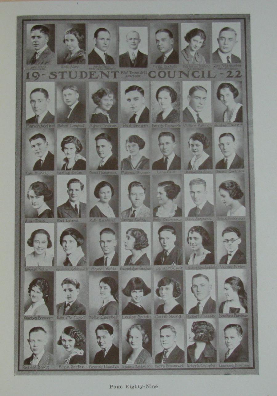 Louise Brooks Society: Louise Brooks as a high school sophomore