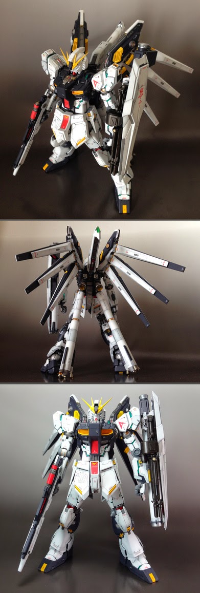 MG 1/100 nu Gundam Ver. Ka "Hi-nu Gundam Backpack" - Custom Build