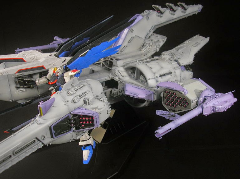 HG 1/144 METEOR Unit + RG Freedom Gundam - Custom Build