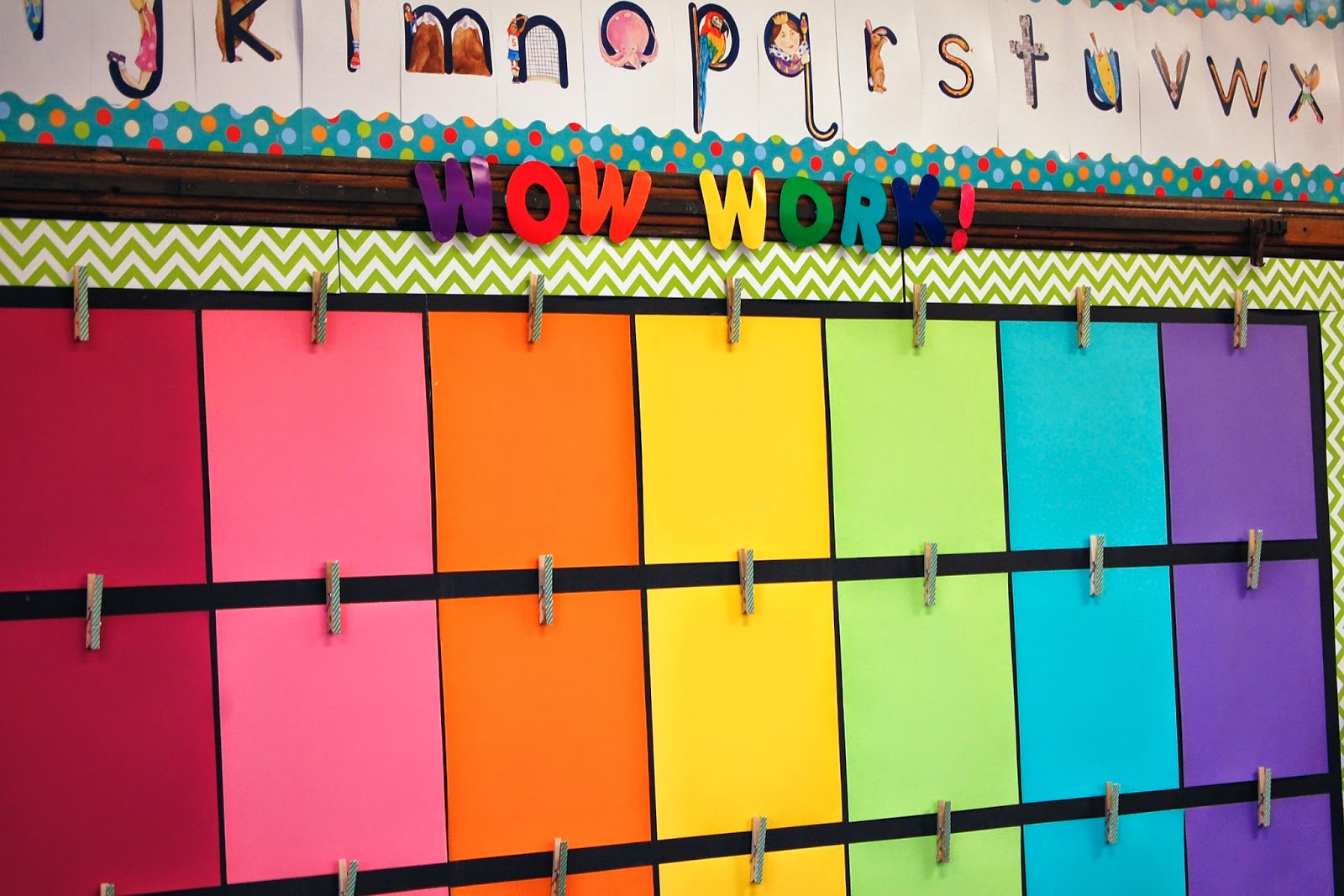 Live Laugh & Learn in Second Grade: wow work! - student work display