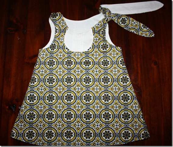 what i made today: Reversible Shoulder Tie Dress Tutorial