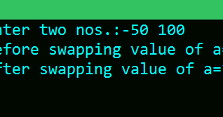 C program for swapping 2 numbers with and without temp variables