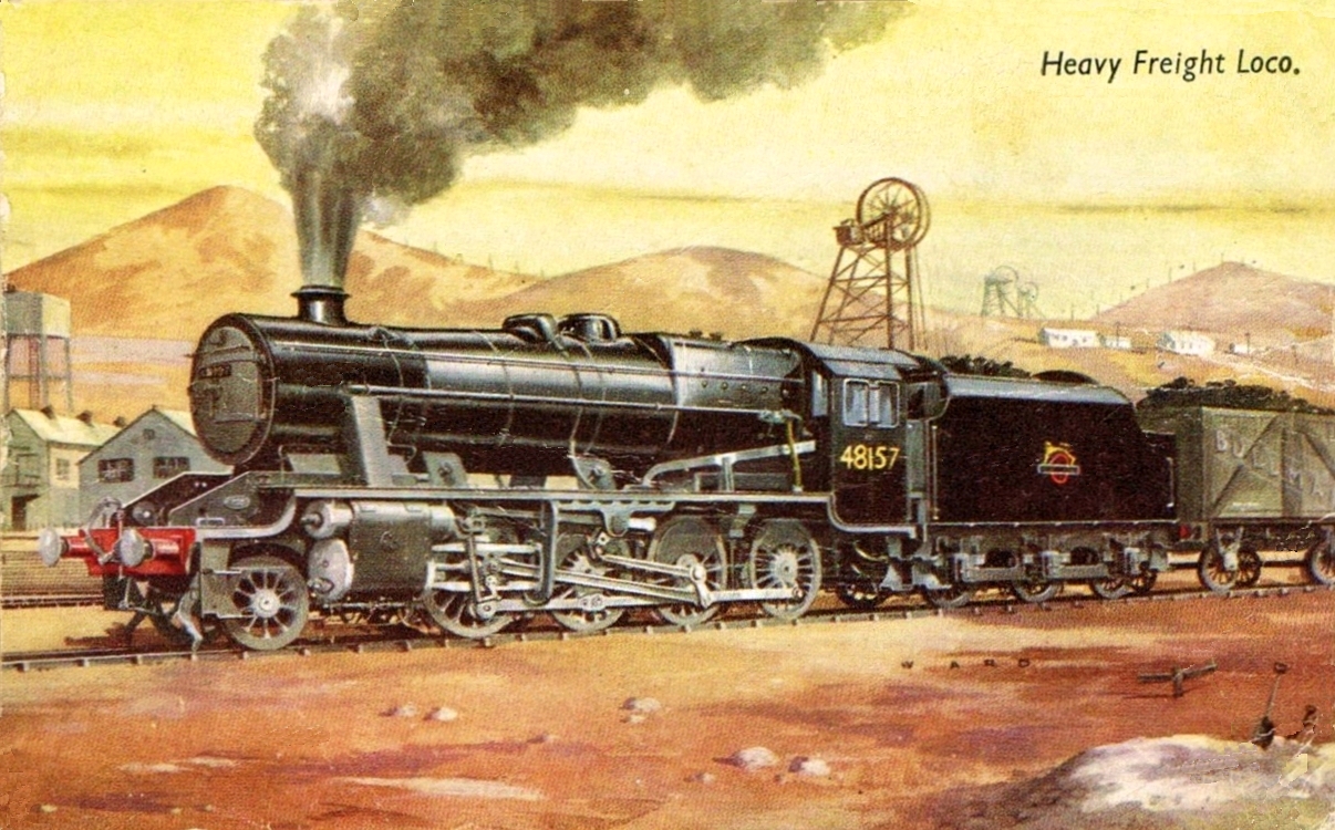 transpress nz: British LMS class 8F freight locomotive