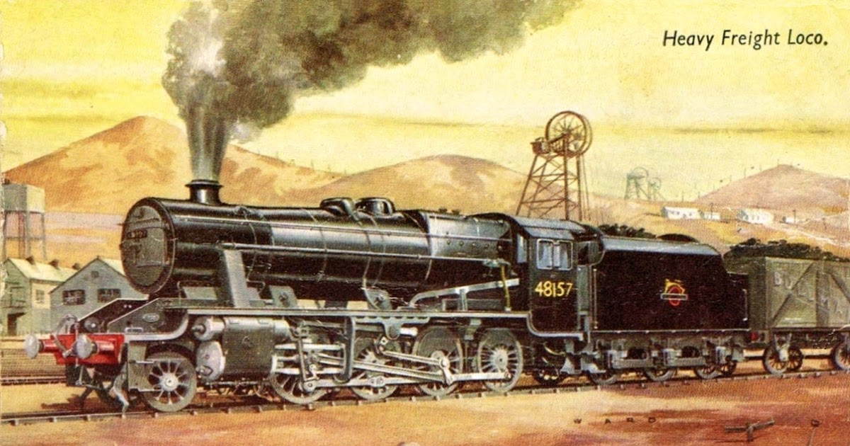 transpress nz: British LMS class 8F freight locomotive