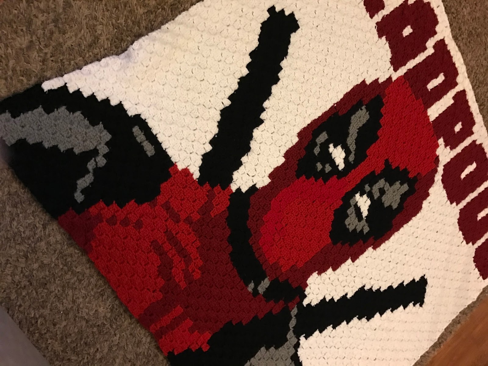 Courtney's Crafts: Deadpool Blanket