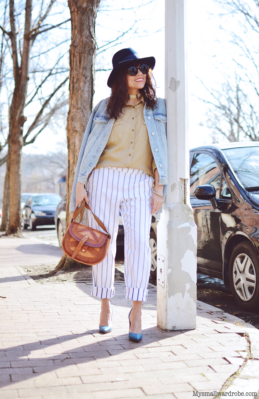 Striped Pants For Spring | MY SMALL WARDROBE