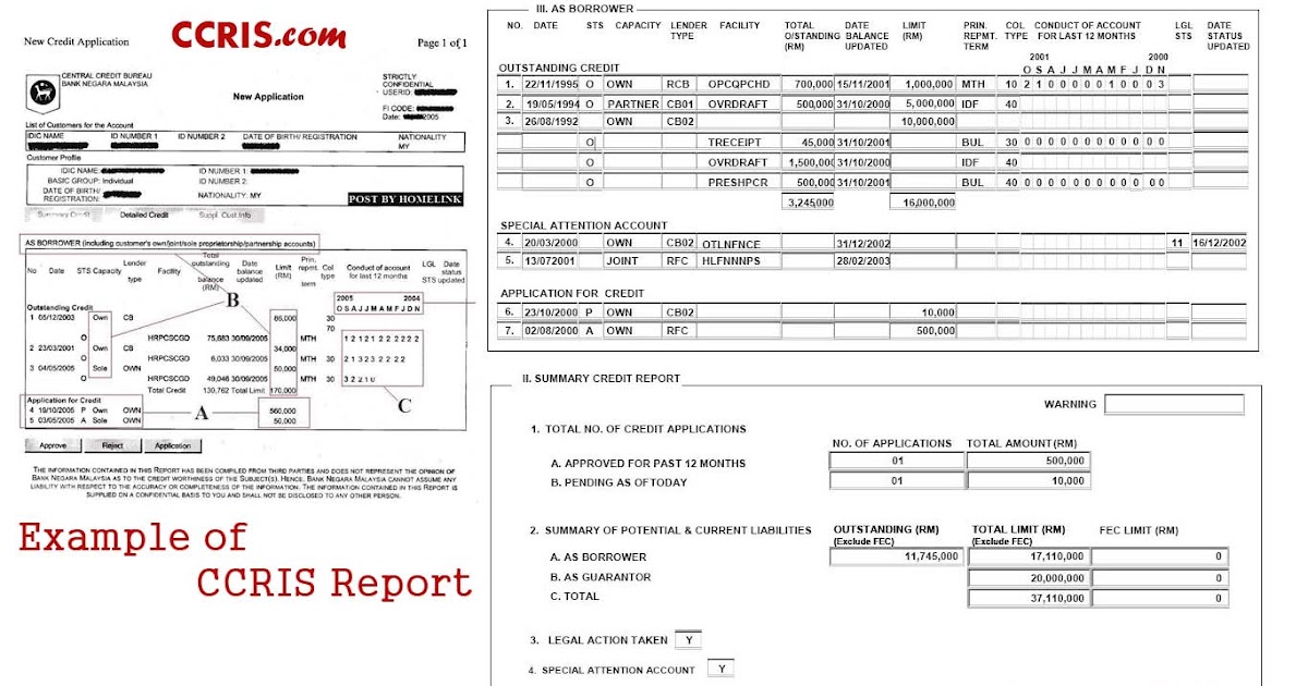 Cara Semak CCRIS Secara Online - BLOG TEST TEMPLATE