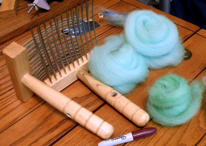 Bless Ewe Fiber & Yarn: Carding Fiber - Fiber Friday Spotlight