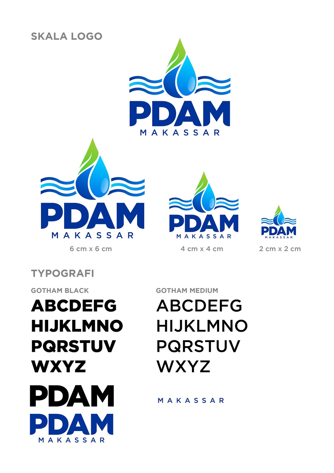 Makna Logo Baru PDAM Kota Makassar | SangDesStock