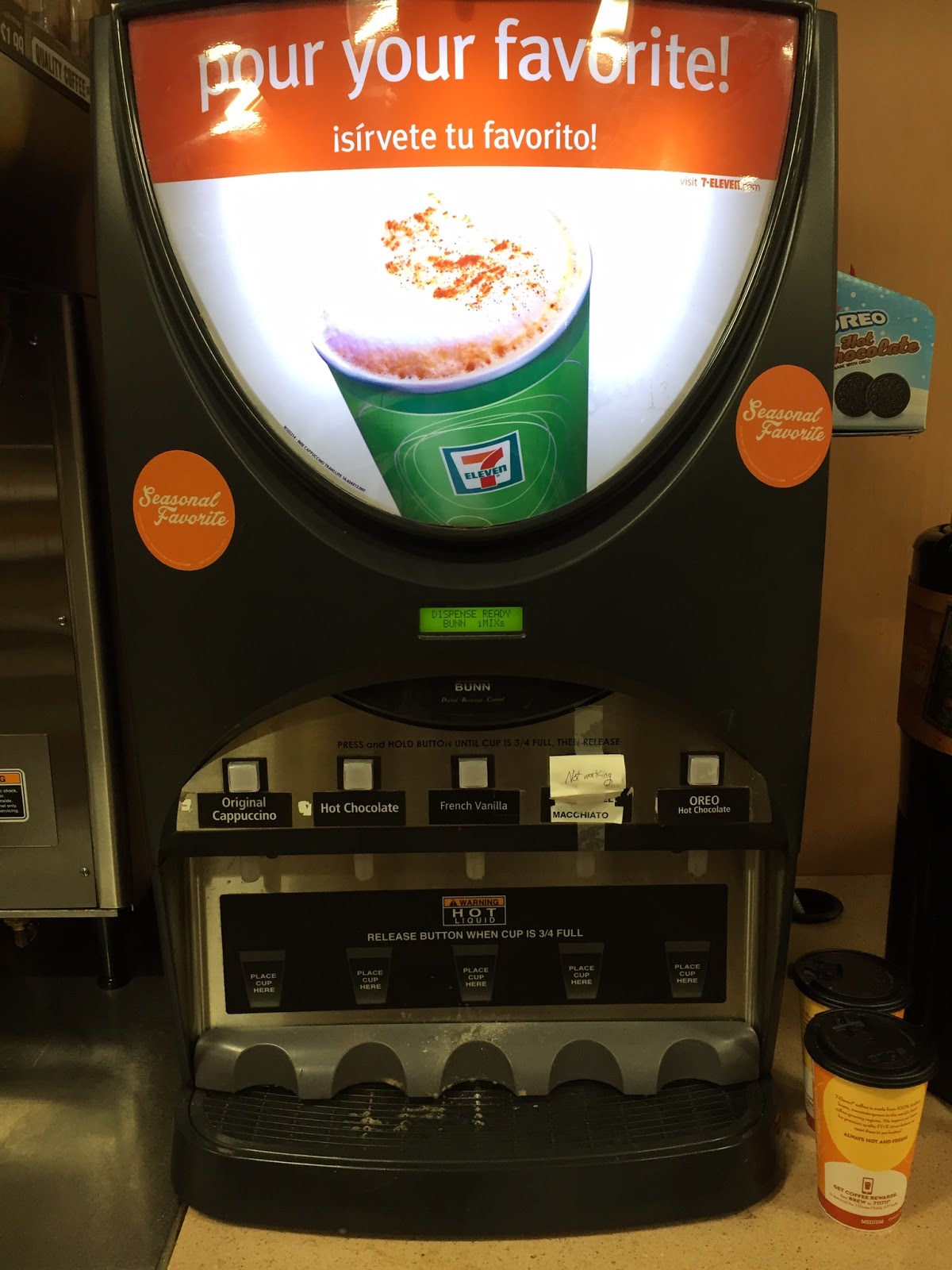 Oreo Hot Chocolate From Seven Eleven / セブンイレブンのオレオ ホットチョコレート ~ I'm Made ...