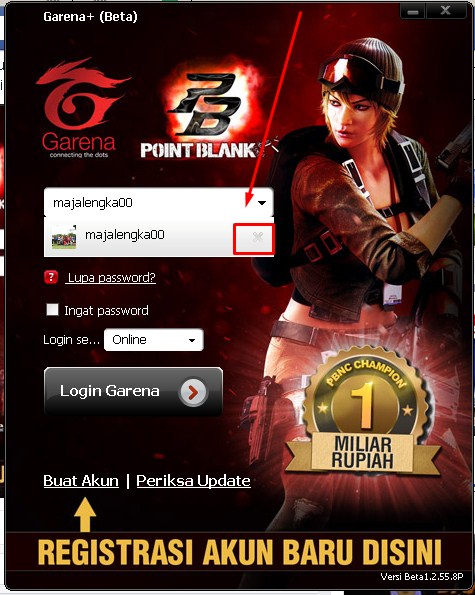Cara Menghilangkan/Menghapus ID Garena Dan Auto Log In PB Garena Dengan ...