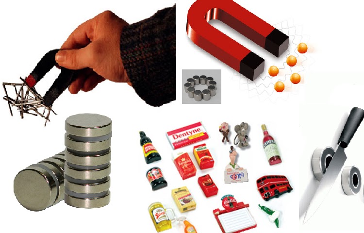 Relación Entre Electricidad & Magnetismo♥: •Dibuja Tipos Comunes De Imanes•