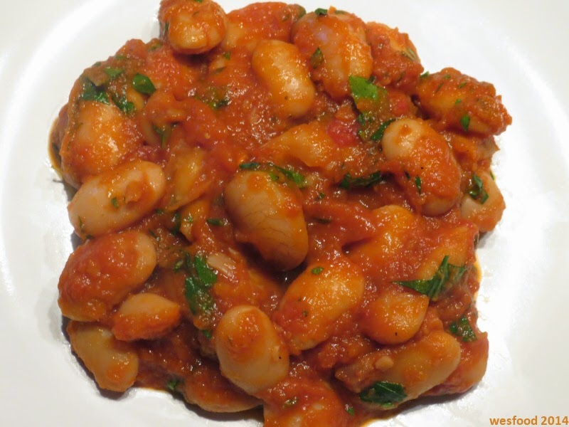 WesFood - Herr Westerhausen kocht ...: Gigandes plaki - gebackene dicke ...