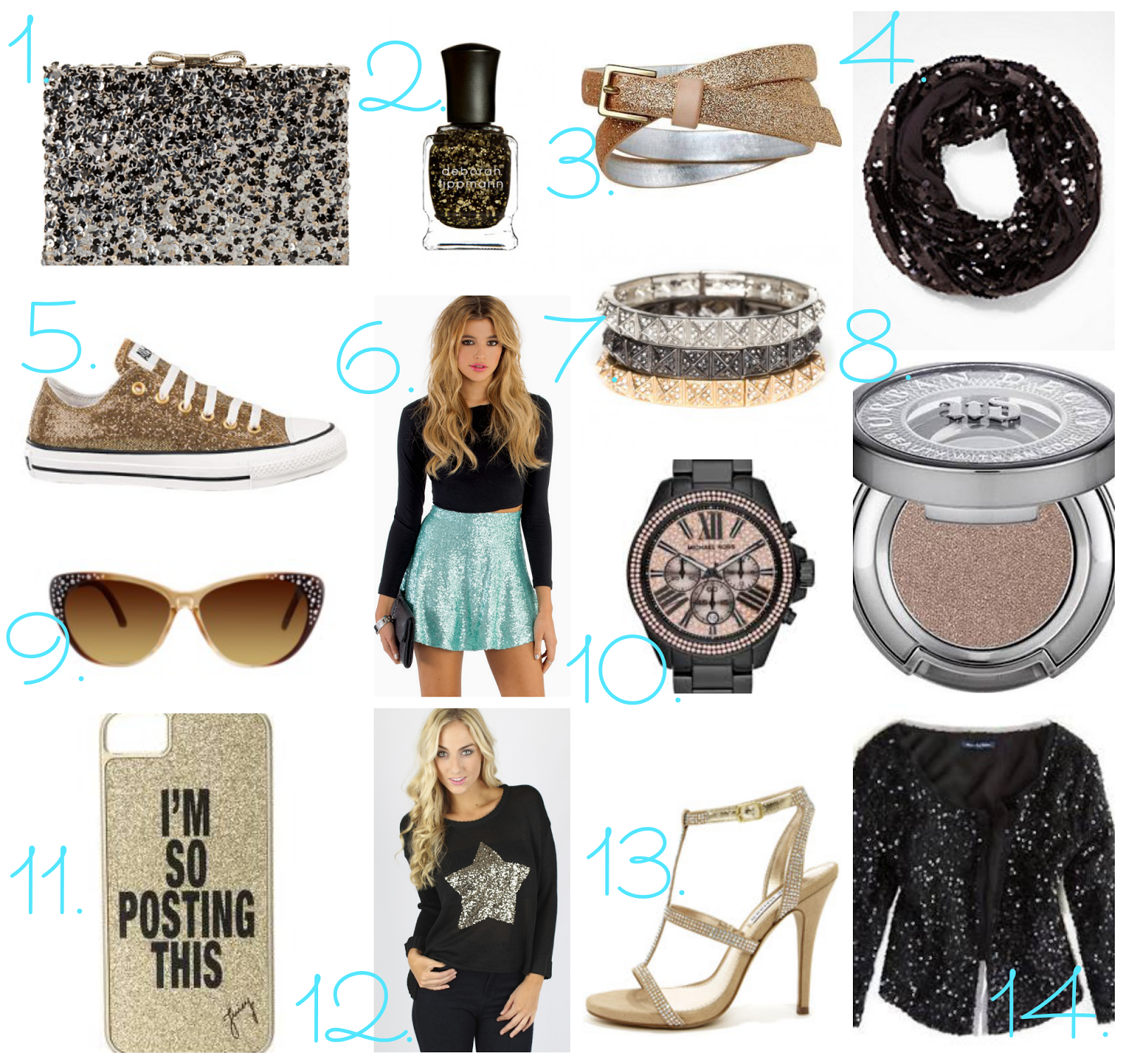 Sequins and Sea Breezes: Wish List Wednesday - Things That Sparkle