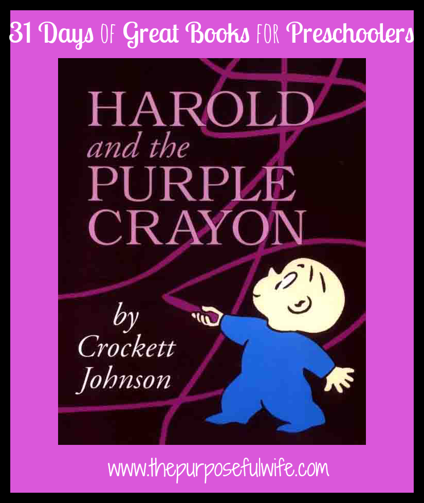 Harold and the Purple Crayon, by Crockett Johnson {1955}