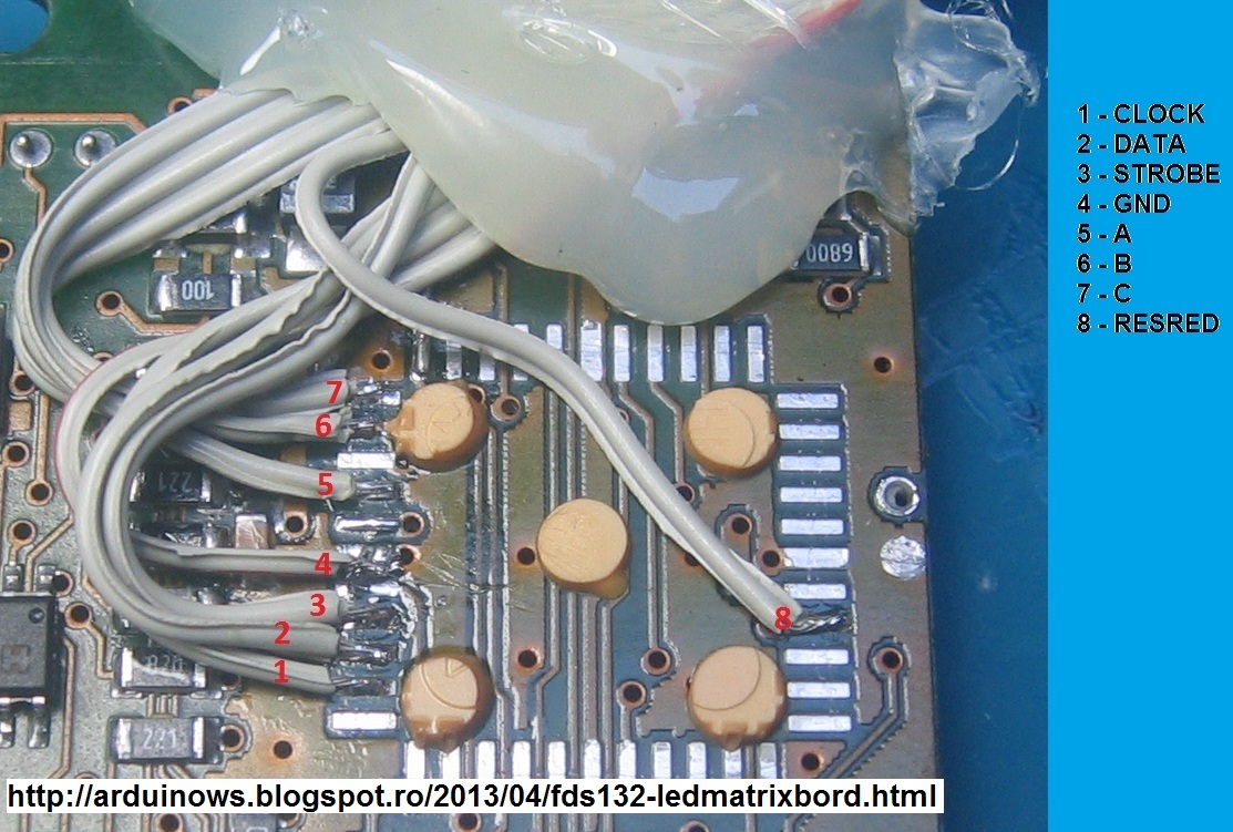 Arduino tehNiq: FDS-125 display with Arduino