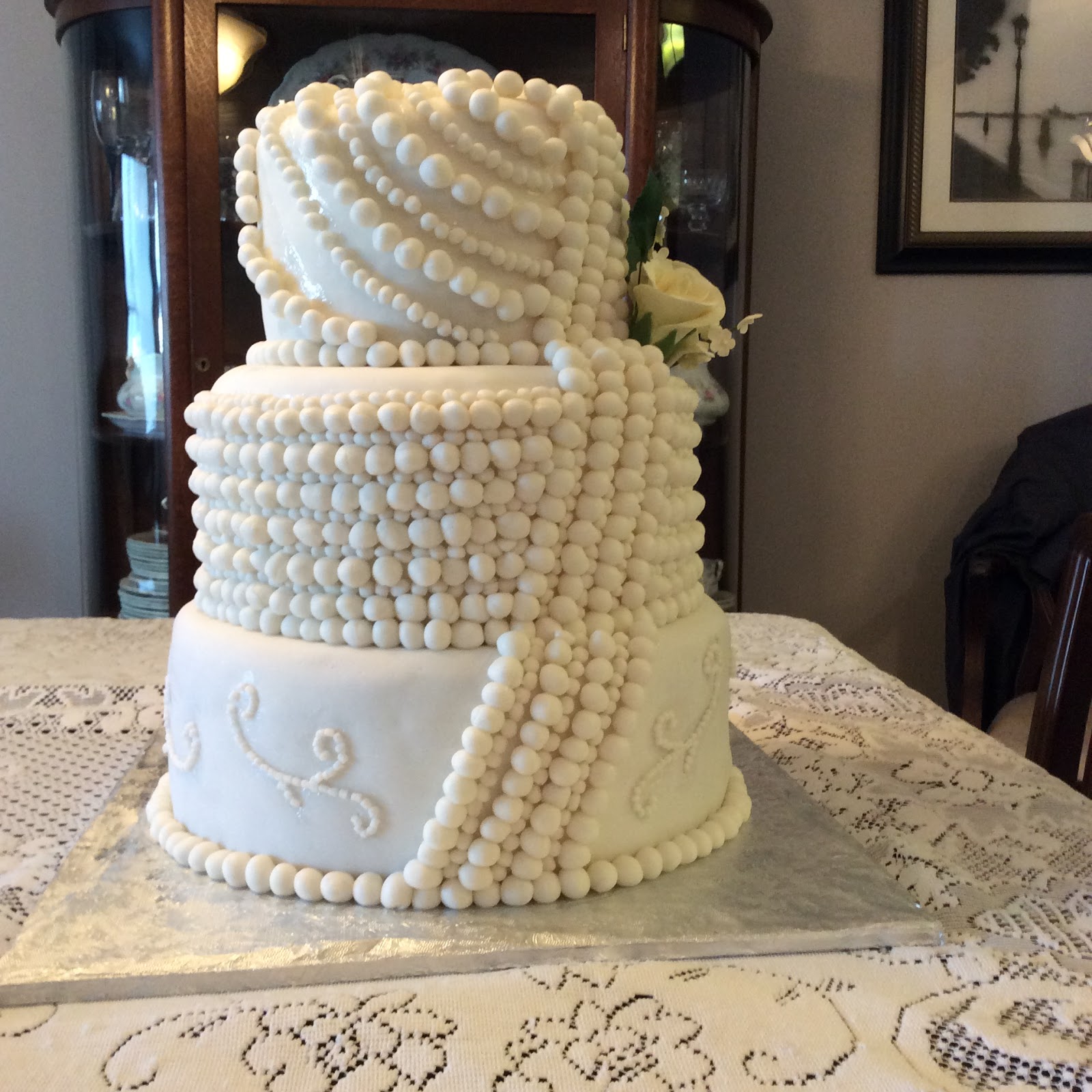 Larry the Cake Guy: Beaded Birthday Cake