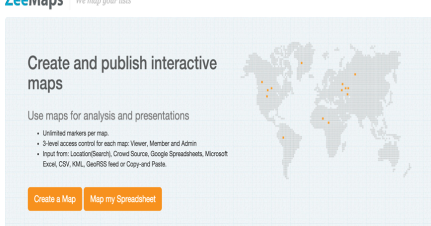 Create Interactive Maps Using Zeemaps