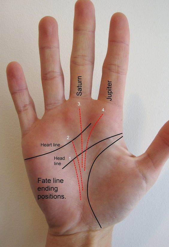 Result Of Secondary Fate Line With Primary (Main) Fate Line - Palmistry ...