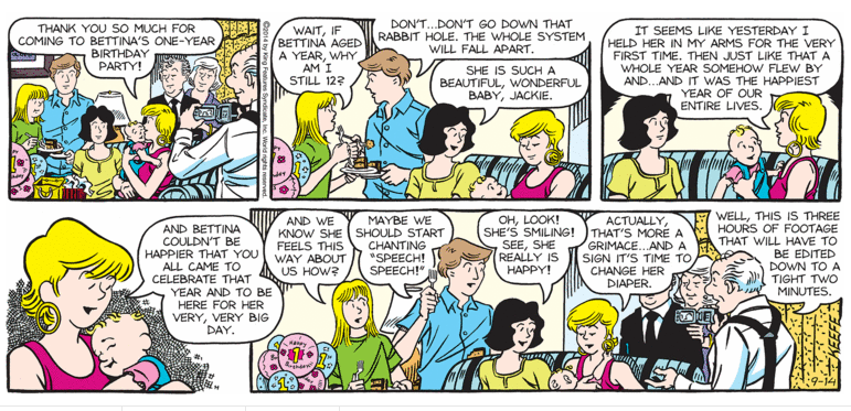 Finding Beauty in Ephemera: The Aging Sally Forth