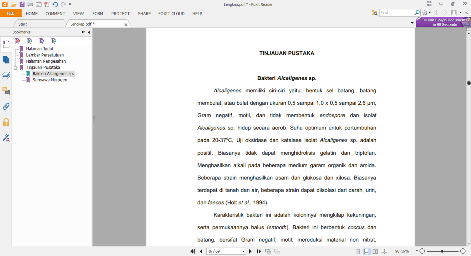 Cara Membuat Bookmark pada PDF