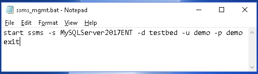 SQL Server Management Studio (SSMS) from Command Prompt