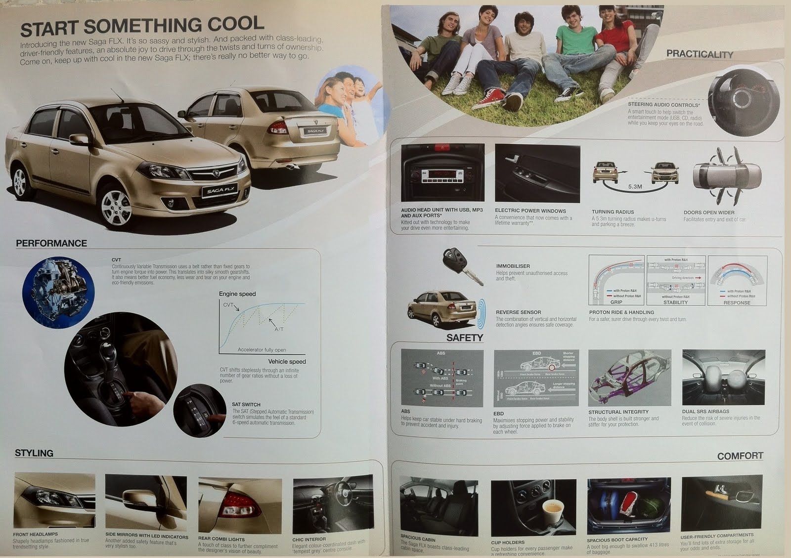 Blog New Saga: Proton Saga FLX Brochure