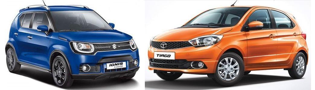 All about cars: TATA TIAGO VS NEXA IGNIS