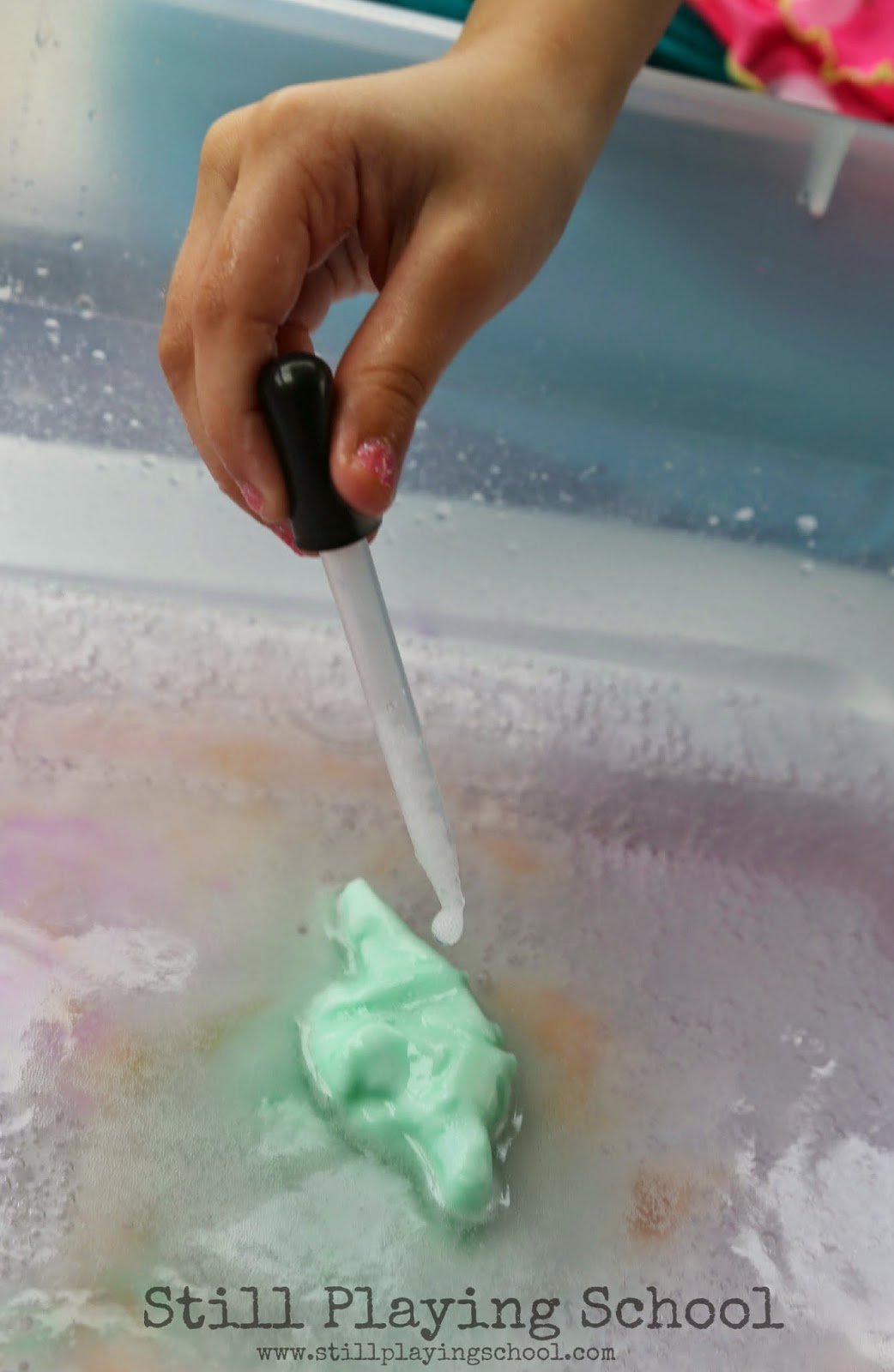 Fizzy Dinosaur Sensory Play | Still Playing School