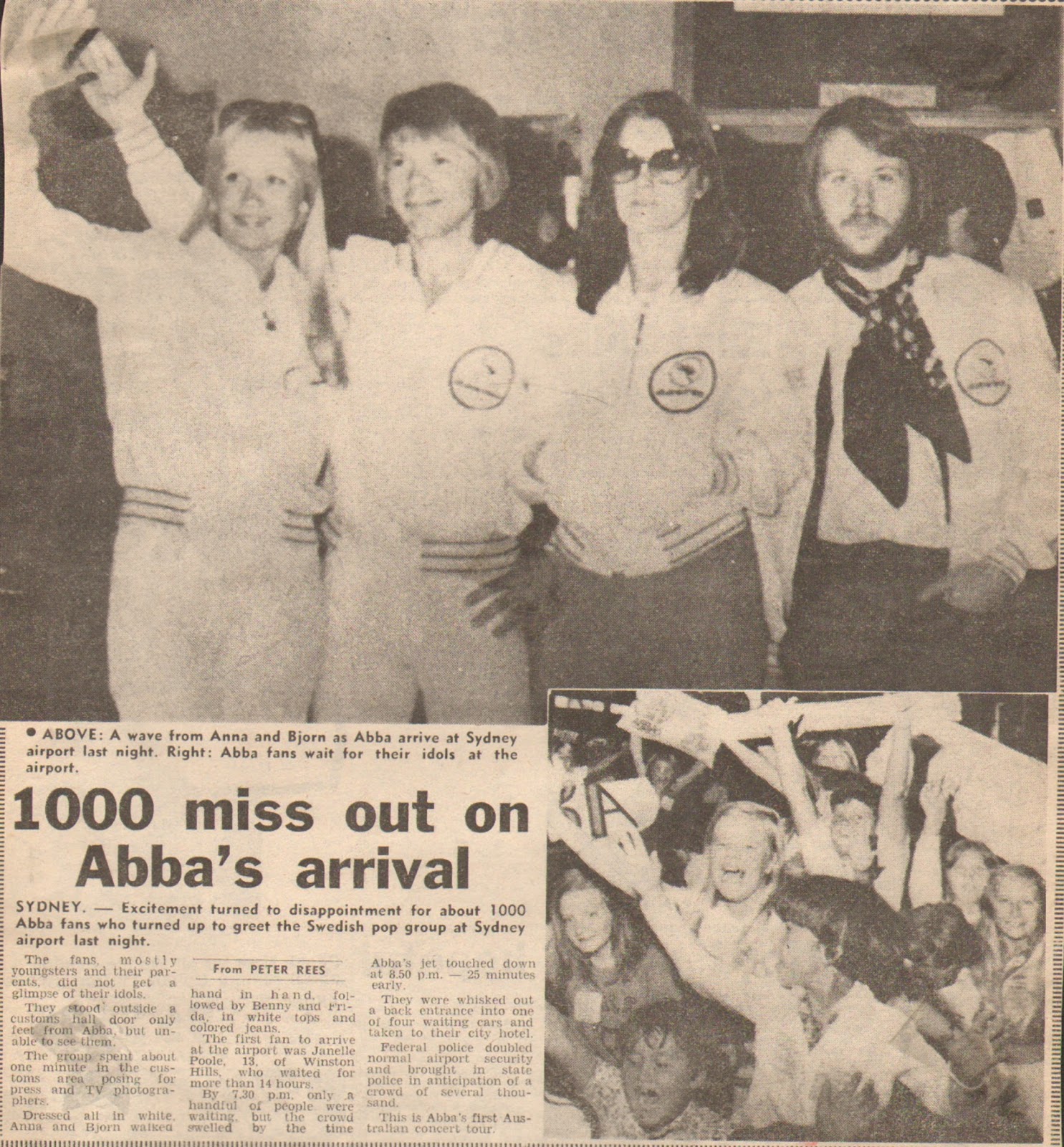 ABBAFanatic: ABBA Live In Australia 27th February 1977 - "They're Here!"