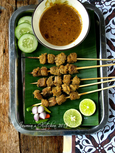 jasmin's kitchen: SATE KUAH KACANG