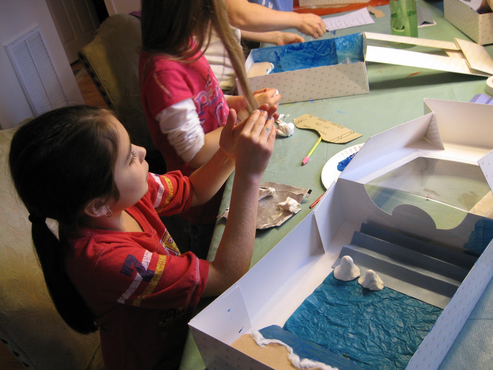 Solagratiamom: Week #18 - Ocean Floor Project /Groundhog Day!