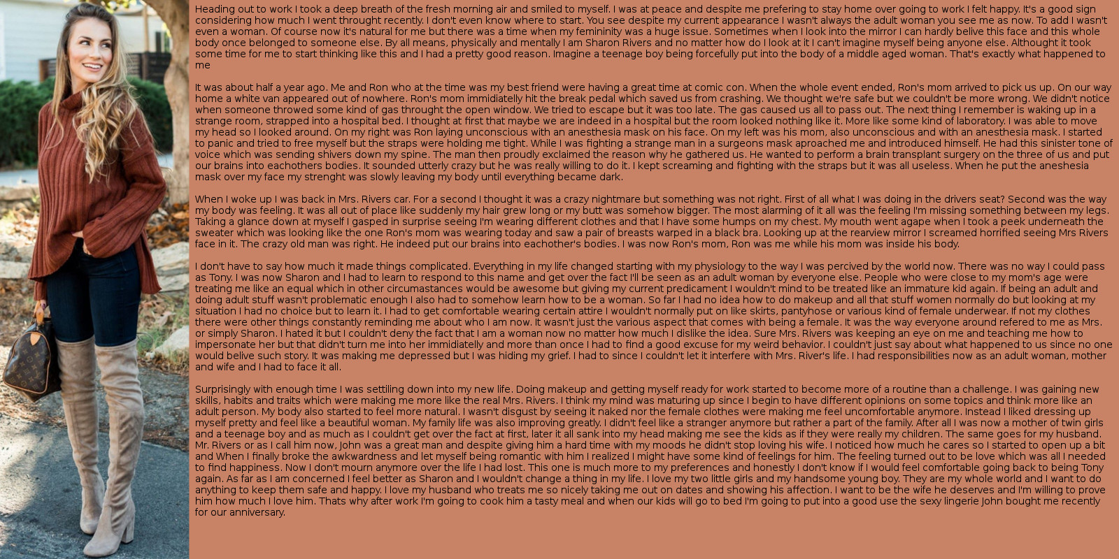 Marti's tg captions: Feeling great