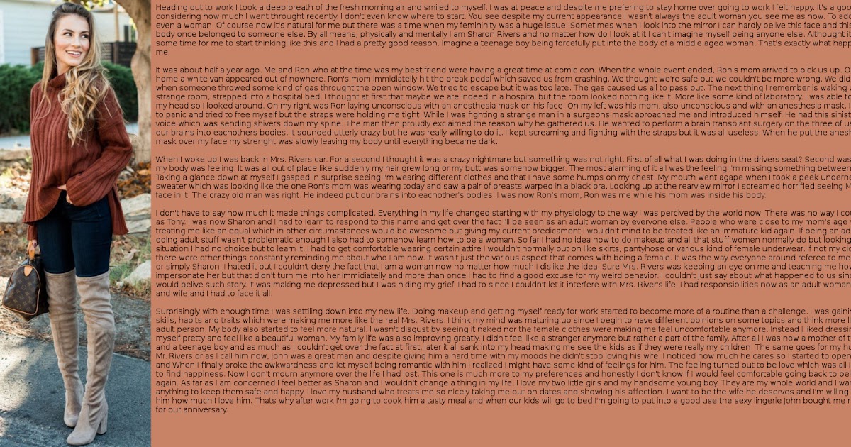 Marti's tg captions: Feeling great