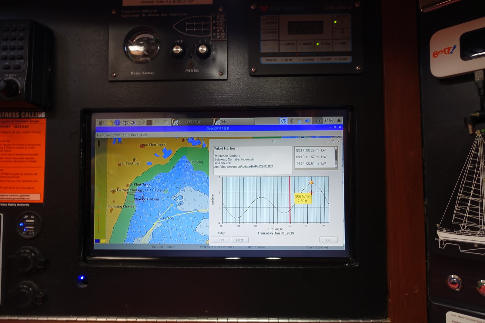 Matilda's Journey: Getting the tide function to work OpenCPN - OpenPlotter