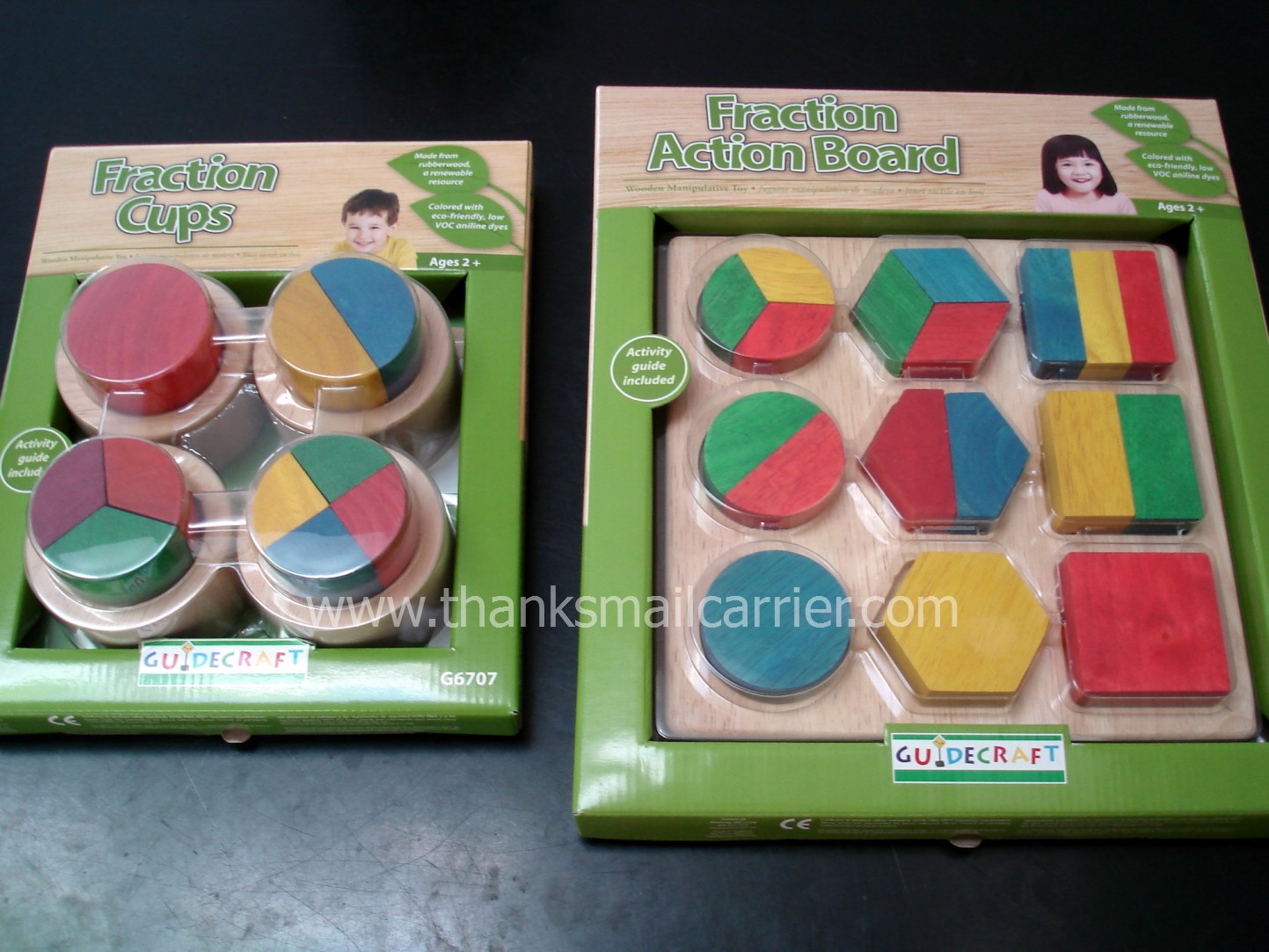 Thanks, Mail Carrier | Guidecraft Fraction Action Board & Fraction Cups ...