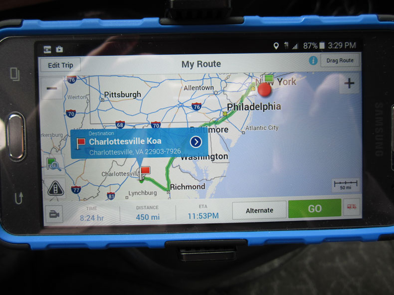 Meryl and Me Hit the Road : NEW COPILOT REALLY RV SPECIFIC GPS APP PART 1