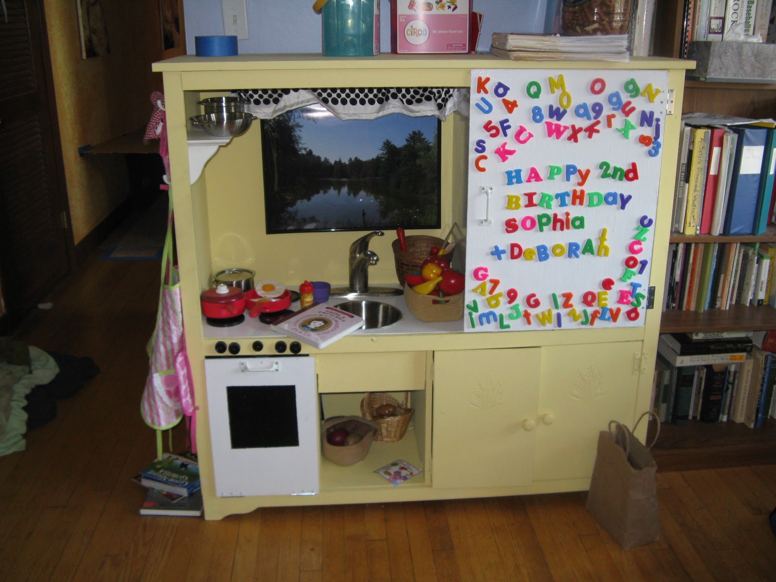 Becoming SuperMommy: DIY Toy Kitchen Tutorial- (How To Be the Coolest ...