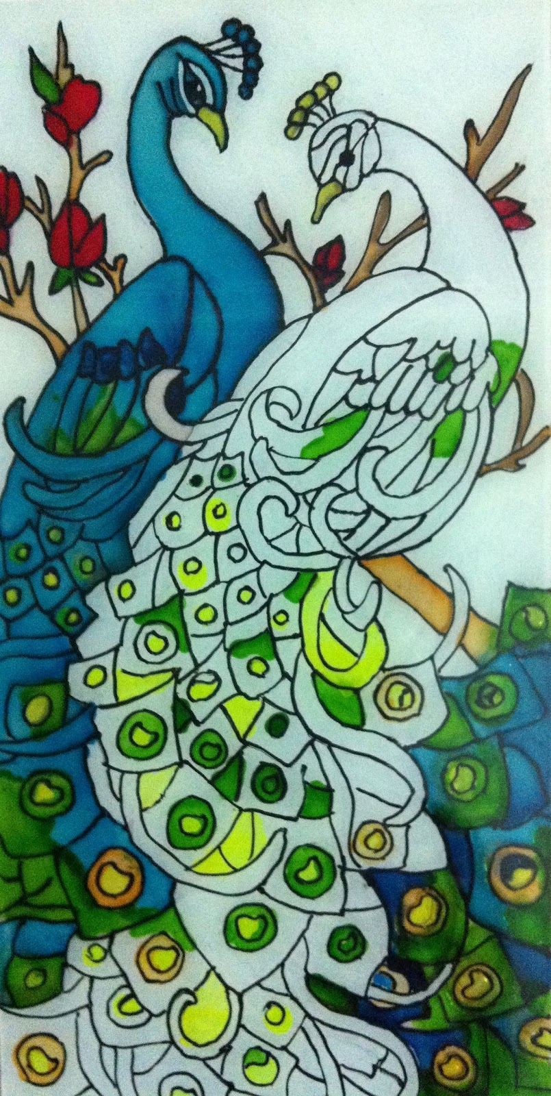 Monde créatif: Reverse Glass Painting...